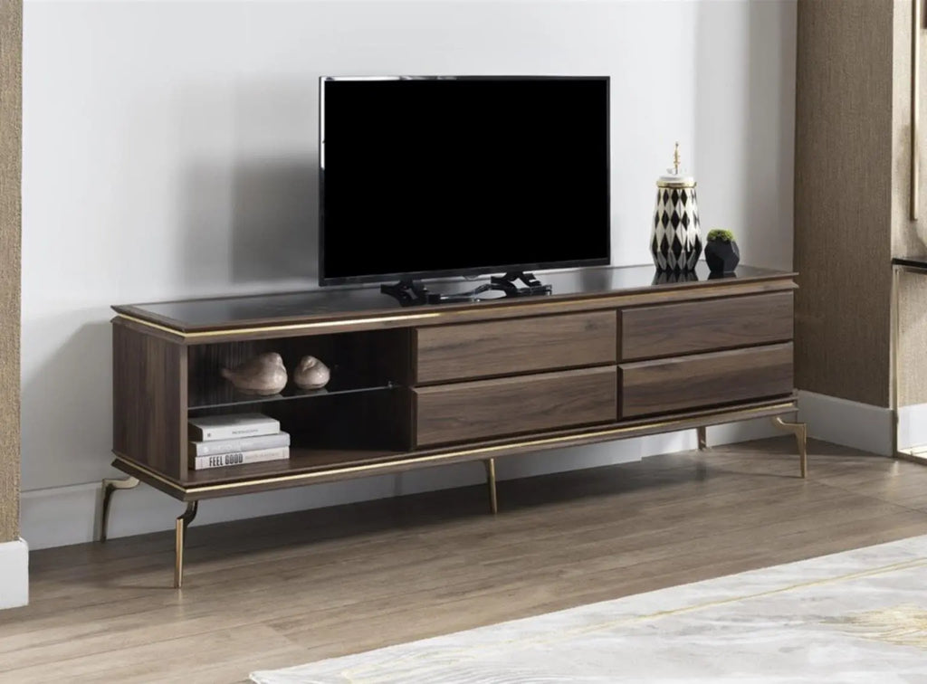 Montego TV Stand – Luxurious Design with Ample Storage | Bellona USA